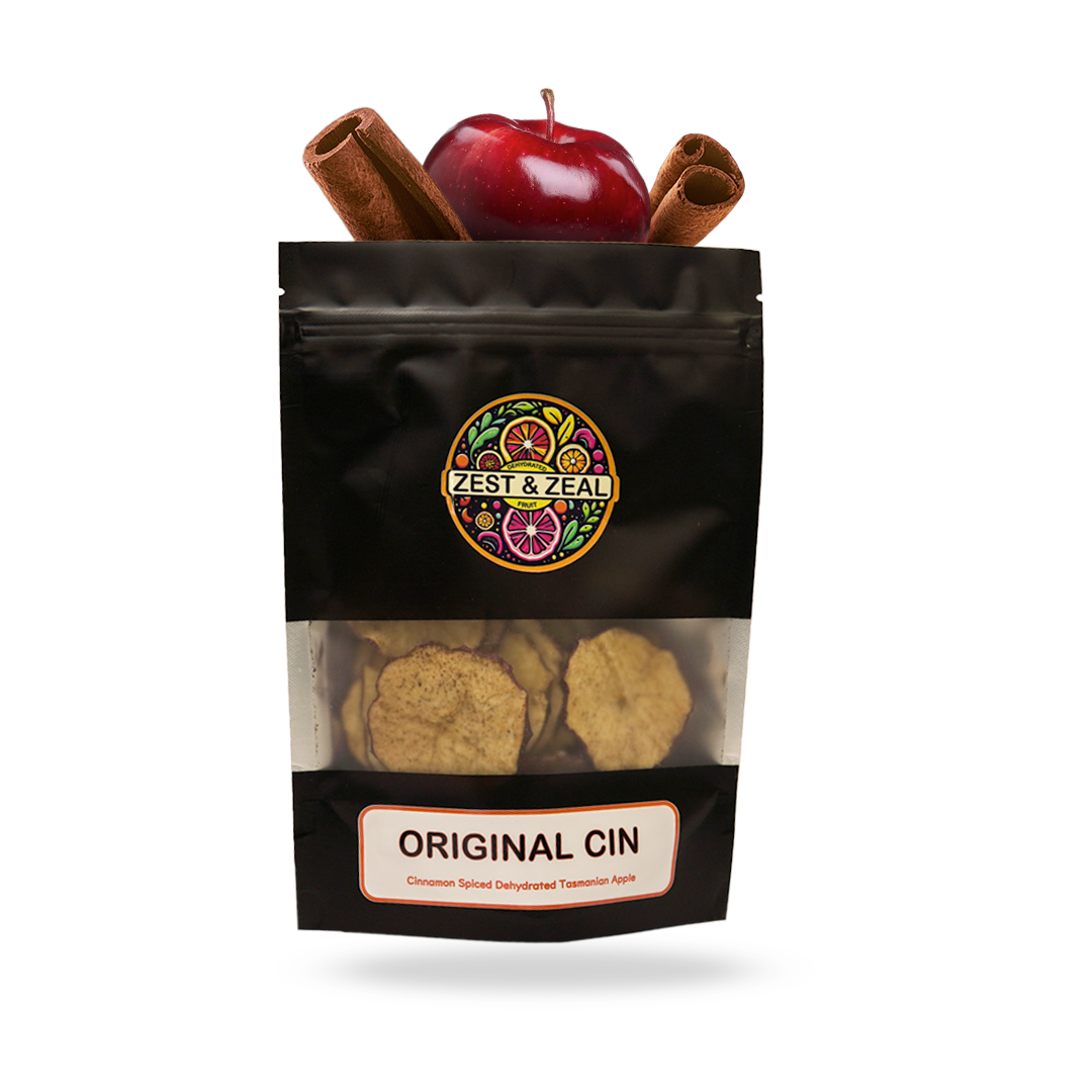 Original Cin dehydrated apple cinnamon slices – Zest & Zeal
